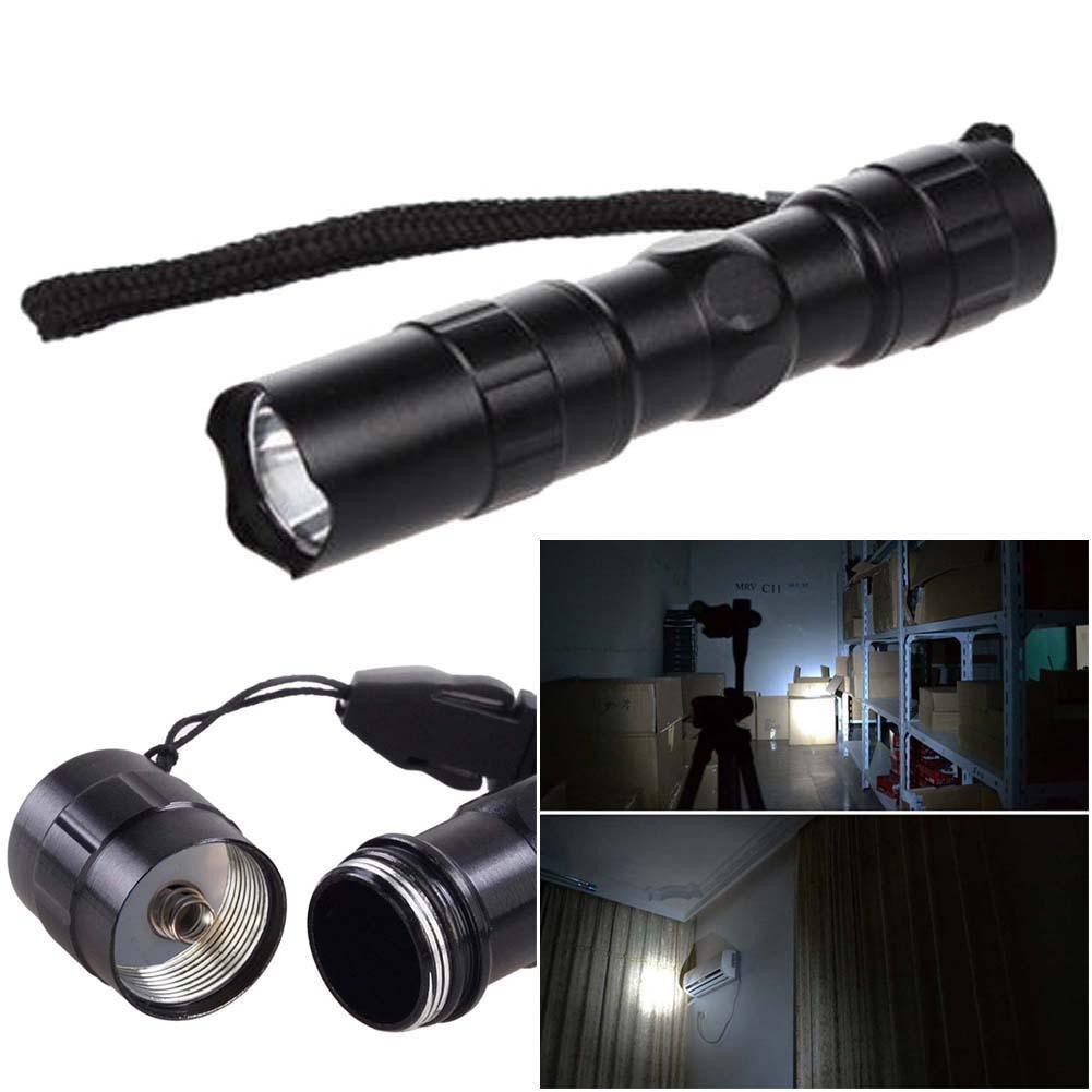 3W Police Flashlight Ultra Bright LED Mini Penlight Portable Torch ...