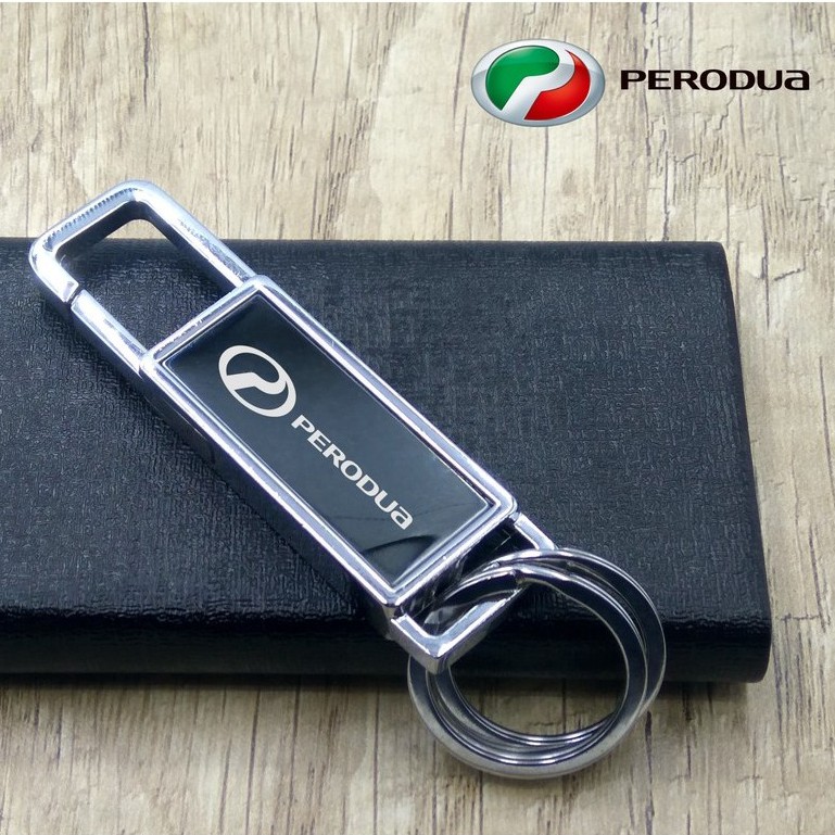 Perodua myvi, axia, bezza, alza Car Logo keychain Car Keychain Keyring ...