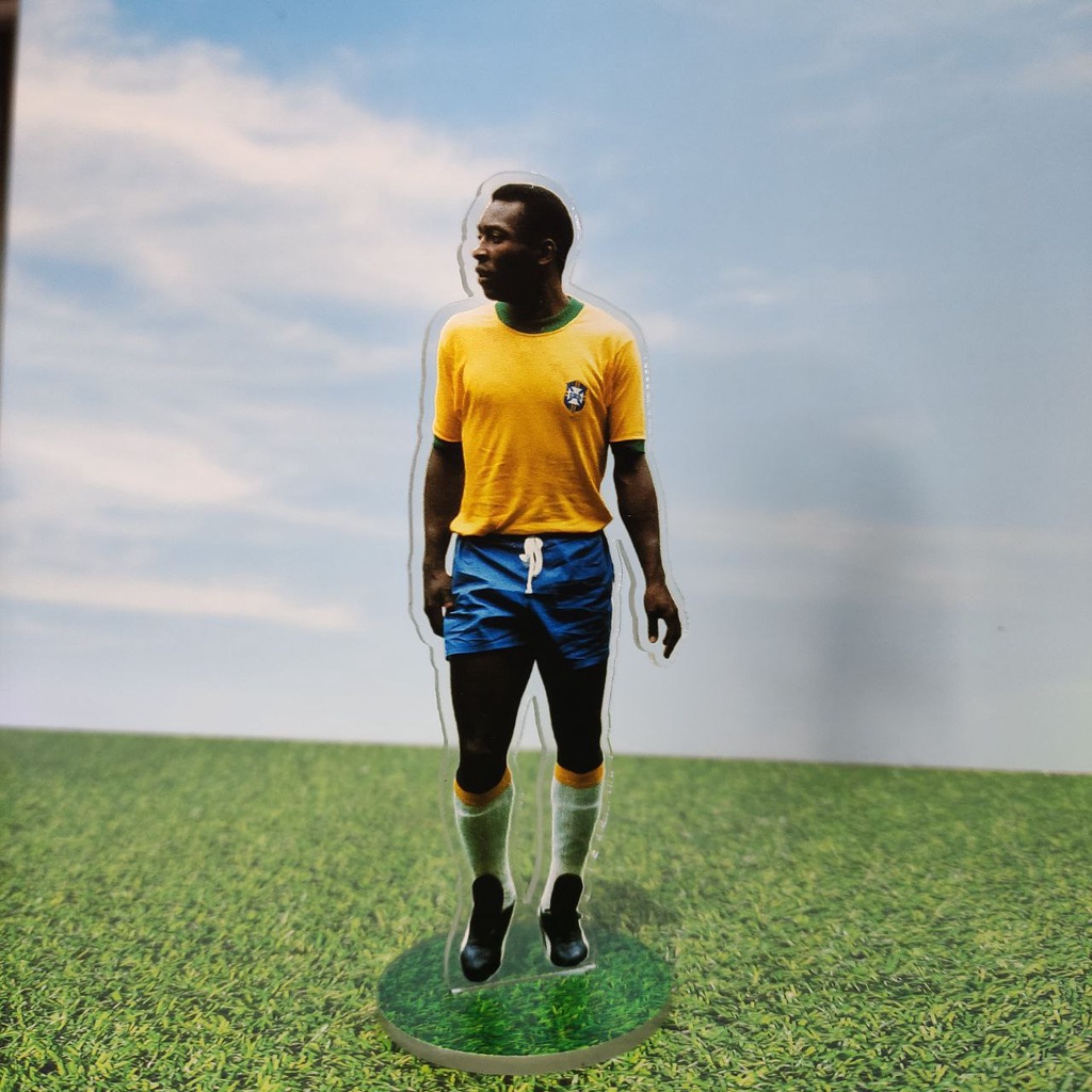Standee Action Figure Pele Brazilian National Team Legend Player ...