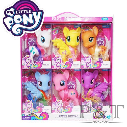 My Little Pony Set (1 Set / 6 Pieces) | Shopee Singapore