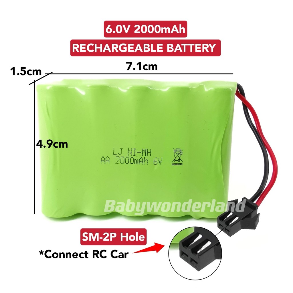 Bateri Kereta Kontrol RC Remote Control Car Rechargeable Battery USB ...