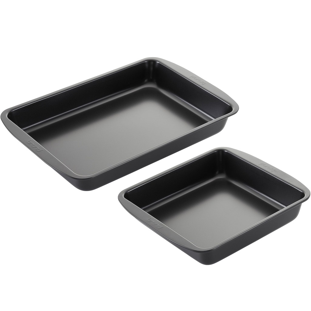 Brund by SCANPAN 9" x 9" / 12.5" x 9" Brownie Pan | Non-stick Bakeware ...