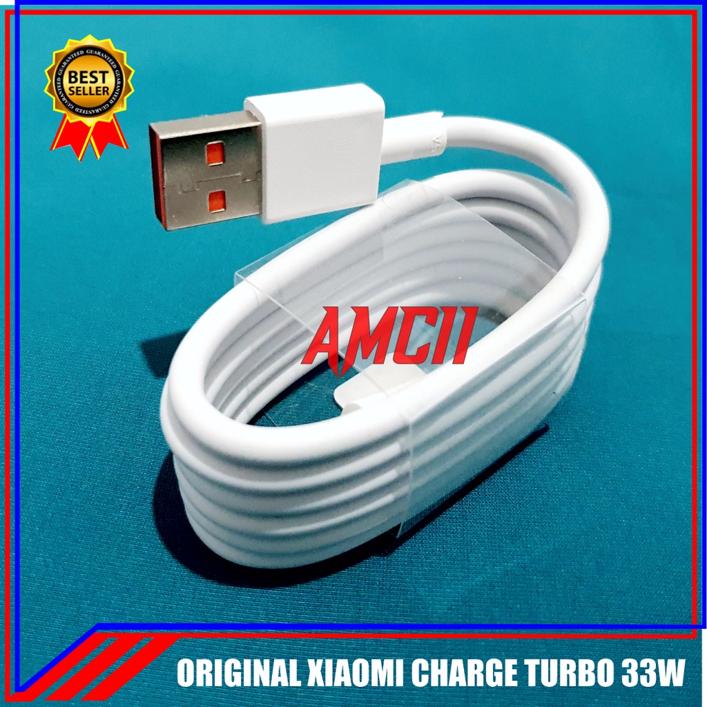 Xiaomi Poco F3 Poco X3 GT TURBO CHARGE Data Cable ORIGINAL 100% Type C ...