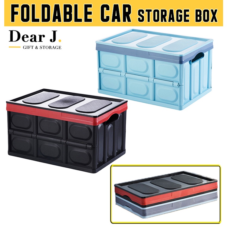 (SG Seller) Foldable Car Storage Box / Cabinet Storage Space Saving ...
