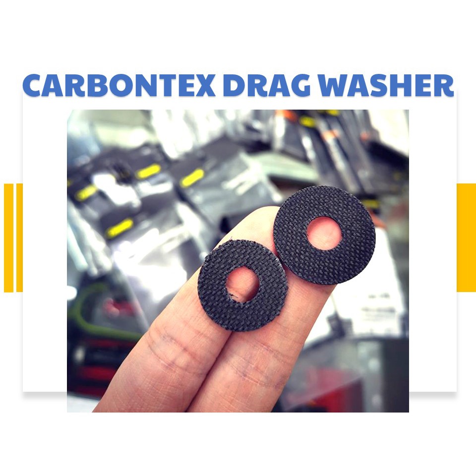 CARBONTEX Drag Washer IMPORT 20 Model for SHIMANO DAIWA ABU and other ...