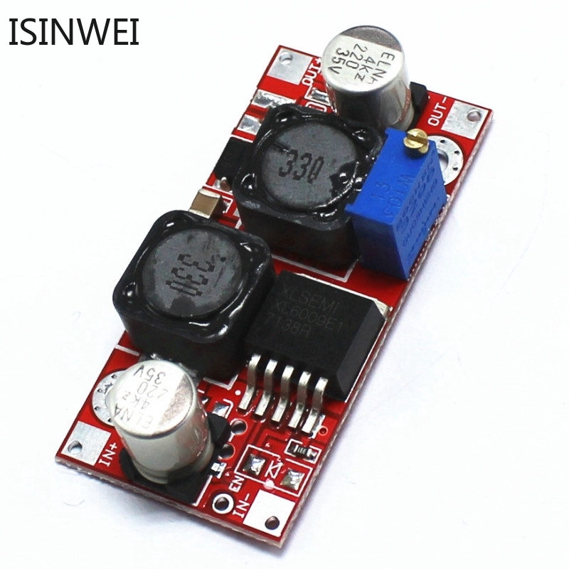 Boost Buck DC-DC Adjustable Step Up Down Converter XL6009 Power Supply ...