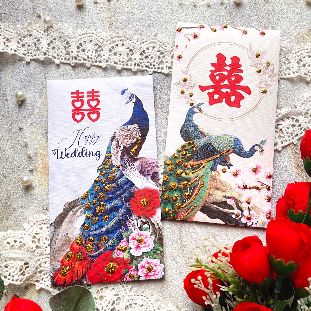 Angpao With shuangxi/double happiness/Envelope/HONGPAO wedding/wedding ...