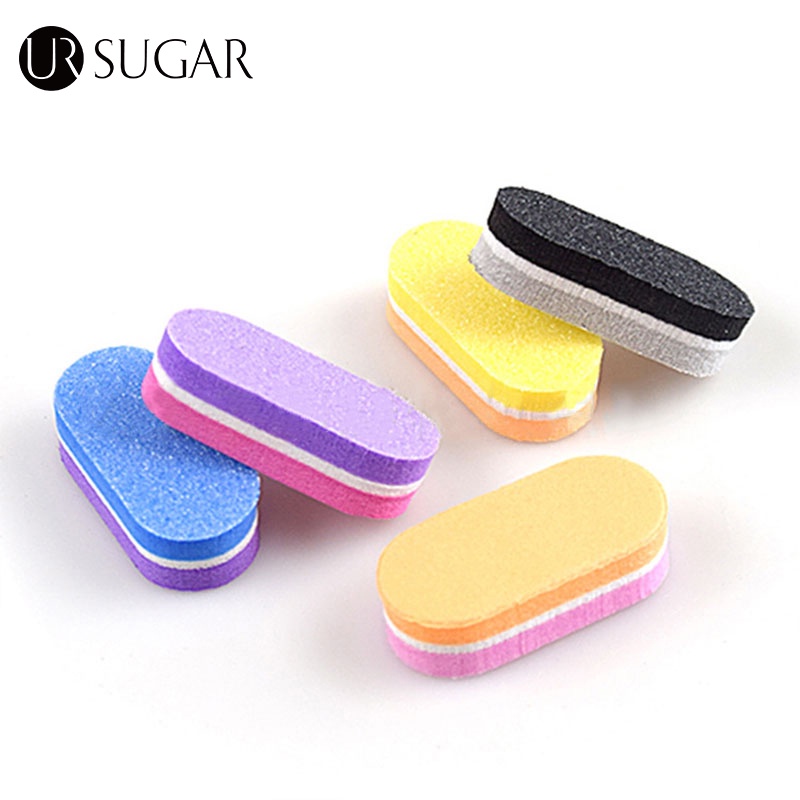 10Pcs Mini Nail Sponge Files Buffer Block Buffing Sanding Nails File ...