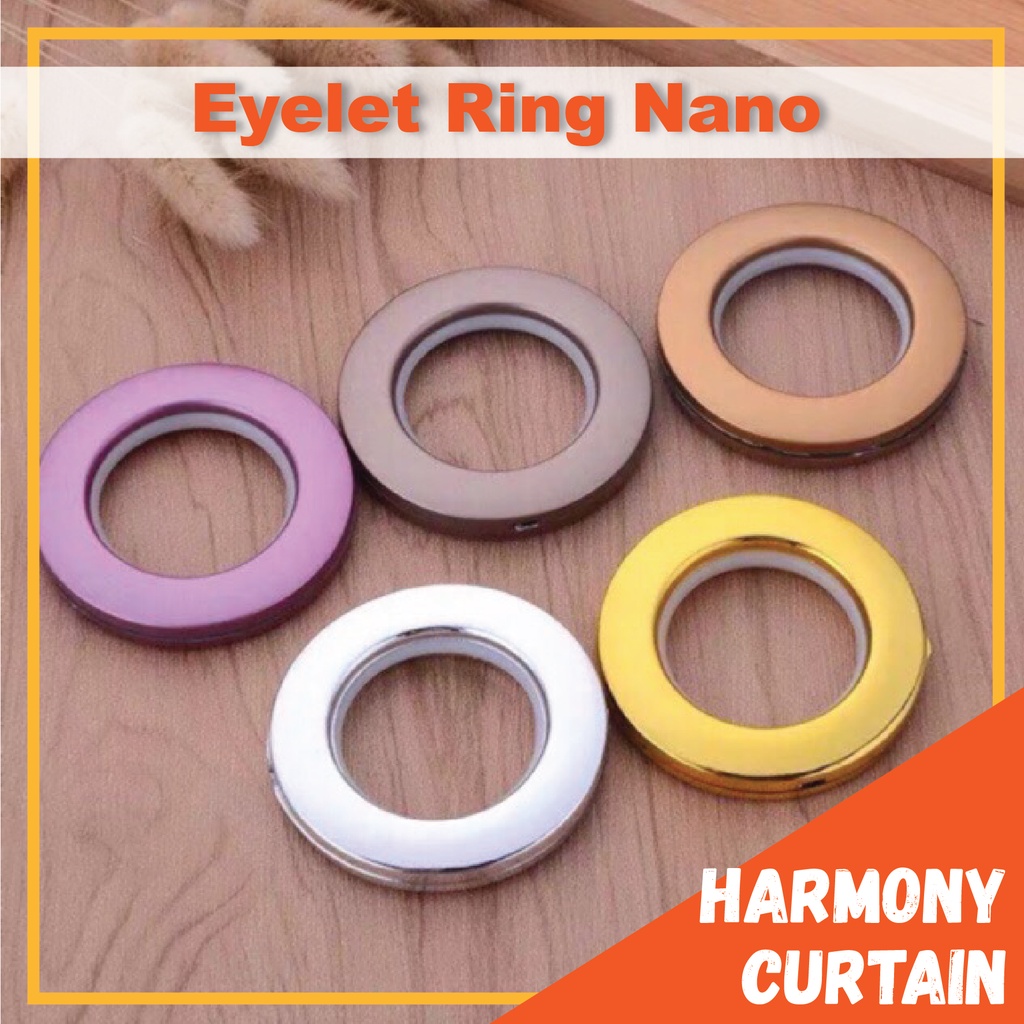 (10pcs) Curtain Eyelet Ring Curtain Rod Hole Hole Ring | Shopee Singapore