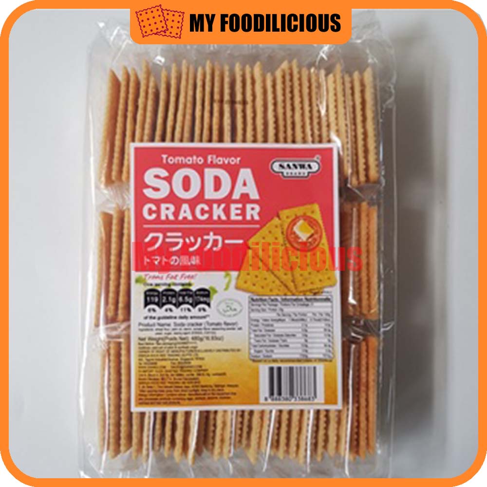Sanwa Soda Crackers 480g/21pkts Saltine/Original/Sesame/Grain/Seaweed ...