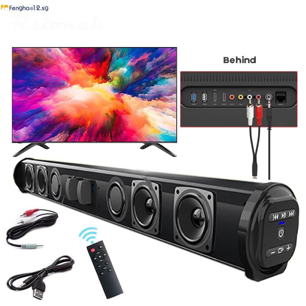 【新品】 Column Powerful Home Theater TV Sound Bar Wireless Bluetooth ...