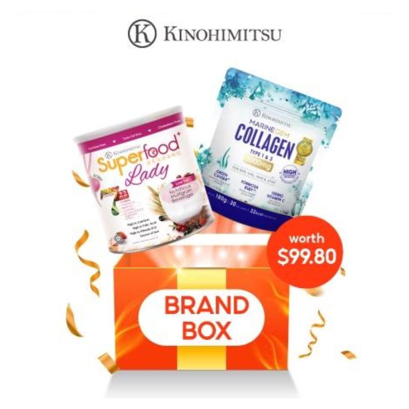 [Bundle of 2] Kinohimitsu Superfood+ Lady 500g + Kinohimitsu Marine ...