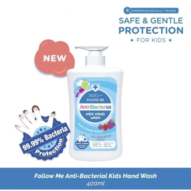 Follow Me Anti Bacterial Kids Hand Wash 400ml | Shopee Singapore