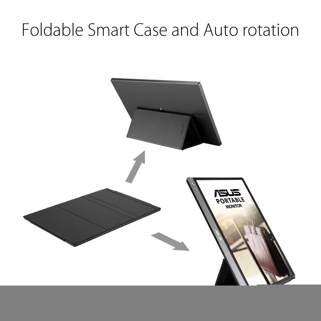 ASUS ZenScreen MB14AC Portable USB Monitor-14 inch IPS FHD,USB Type-C ...