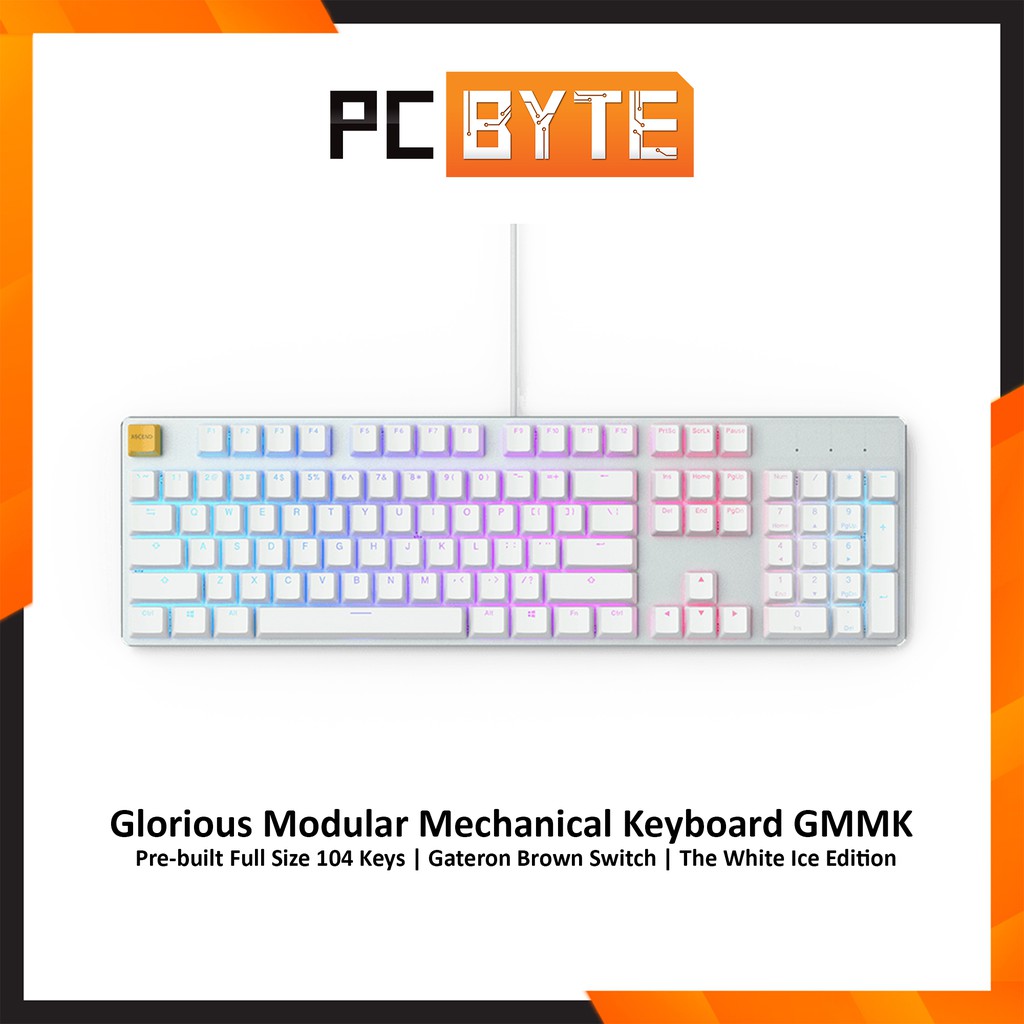 Glorious Modular Mechanical Keyboard - GMMK (Pre-Built Full Size 104 ...