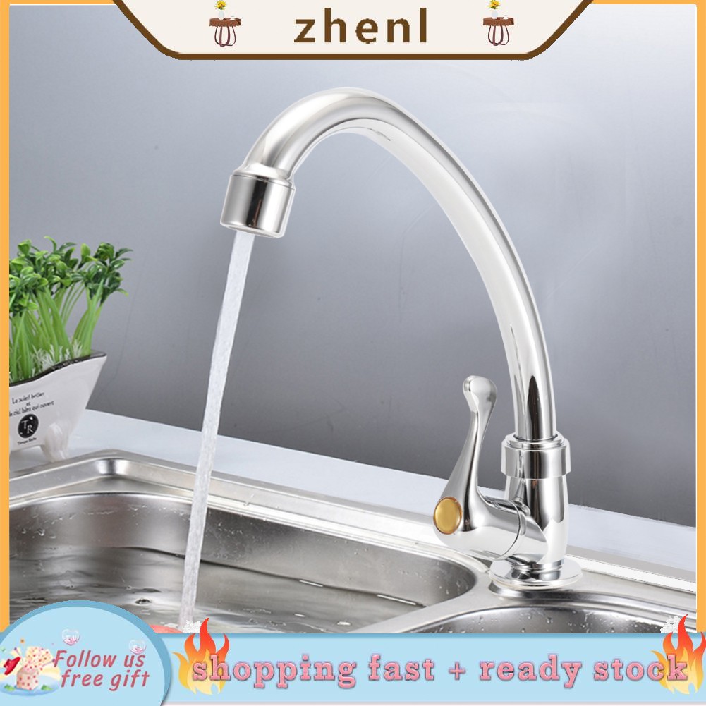 READY STOCK????Zhenl ABS Kitchen plastic Faucet Open only Cold plated ...