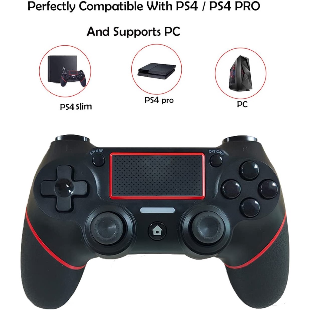 Intckwan Controller for PS4, Wireless Controller for PS4 / PS4 Slim ...