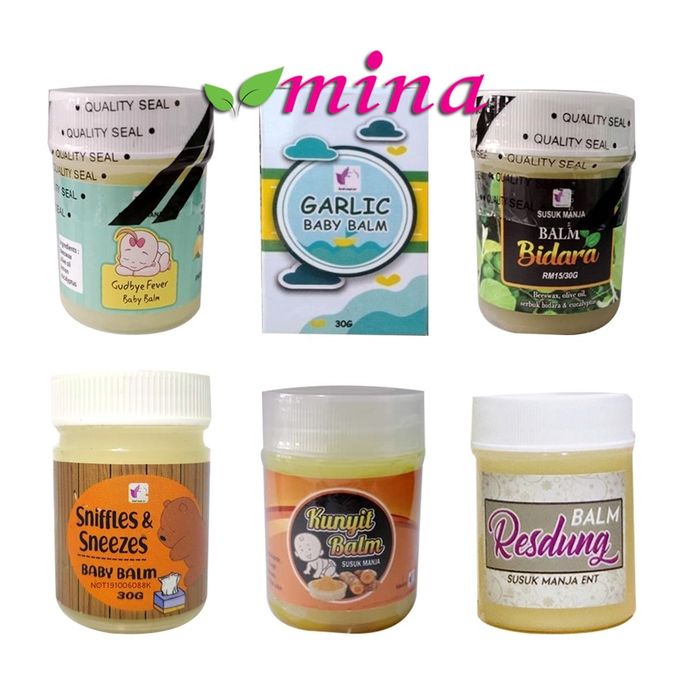 SUSUK MANJA Balm Gudbye Fever Sniffles Kunyit Resdung Garlic Bidara ...