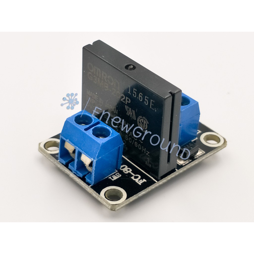 Solid-state relay module (1 channel SSR, 5V) | Shopee Singapore