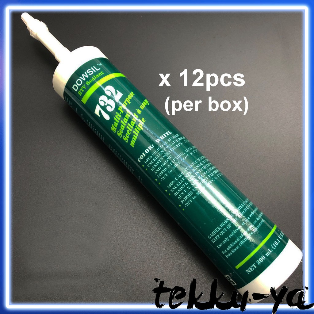 12pcs Dow Corning 732 Dowsil 732 Multi-Purpose Sealant Clear White Black Food Grade Silicone ...