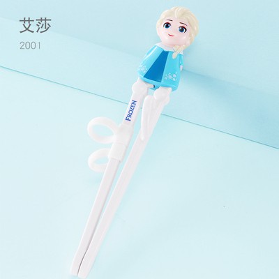 Food Grade Kids Training Chopsticks Cartoon Lightning McQueen/ Elsa ...