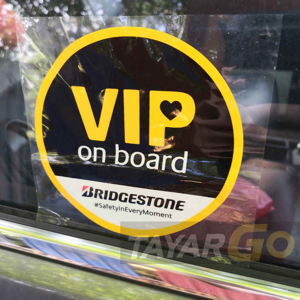 TAYARGO Bridgestone Stickers Car Sticker Car Windscreen Sticker ...