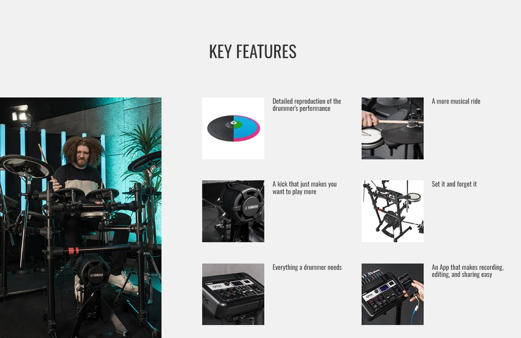 Yamaha DTX6K-X Electronic Drum Set | Shopee Singapore