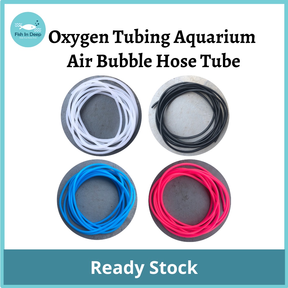Oxygen tubing aquarium air bubble hose tube 水族气管 | Shopee Singapore