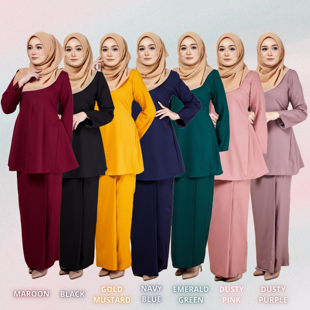 KURUNG MINI RIAU Ver.1 - CIK DELUNA - SIZE XS SINGLE PLUS SIZE 5XL ...