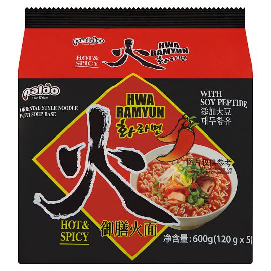 [Paldo] Hwa Ramyun 120g x 5p 팔도 화라면 멀티팩 120gx5p | Shopee Singapore