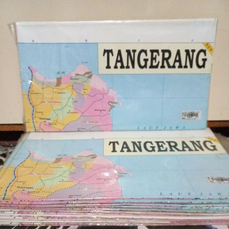 Folding Map - PETA TANGERANG (Medium Size) | Shopee Singapore
