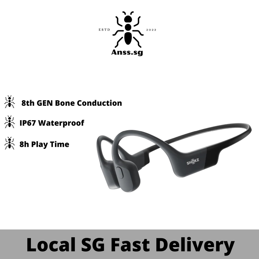 Shokz OpenRun Mini Bone Conduction Headphones – Bluetooth, Mic, IP67 ...