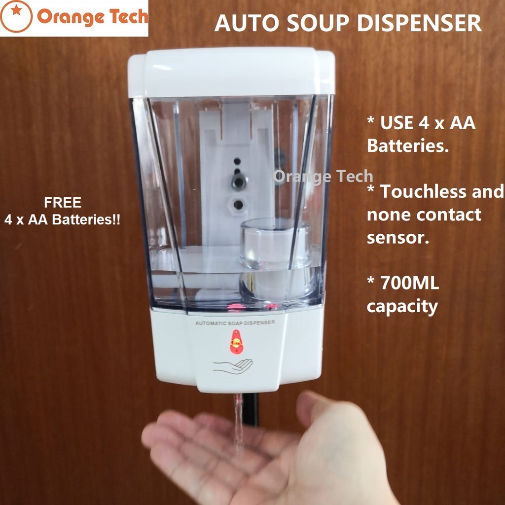 Automatic Soup Liquid Dispenser Auto Sanitizer Dispenser Touchless None ...