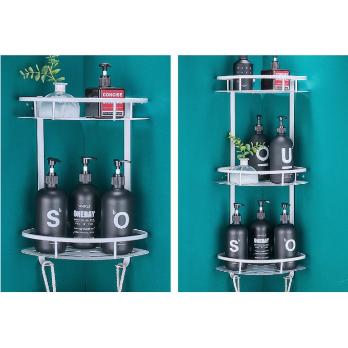 Rak Para Tandas Bilik Air Letak Sabun / 2 & 3 Tiers Corner ...