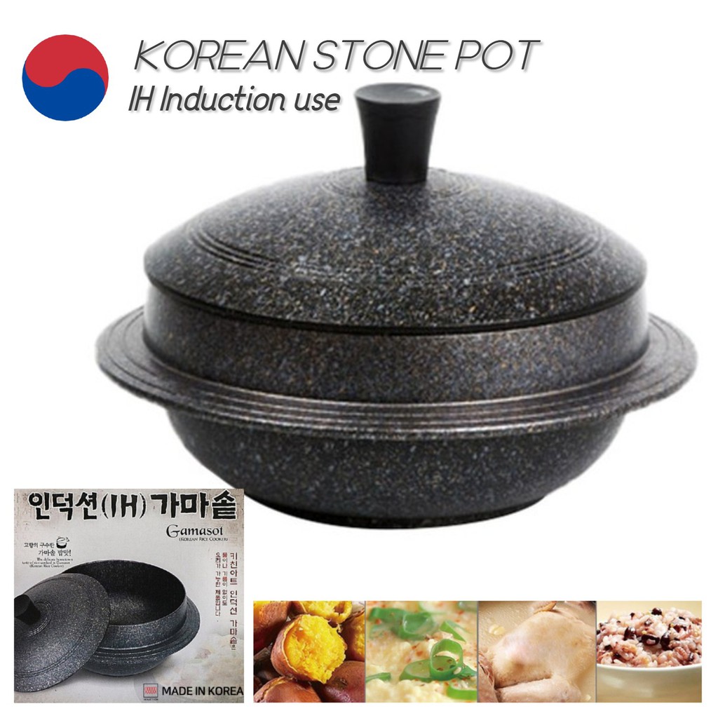 [KitchenArt] Cooking Korean Stone Bowl Pot (Dolsot) Bibimbap Induction ...