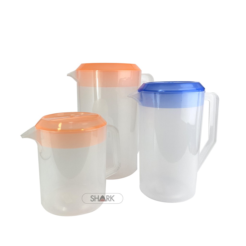 Color Lid Plastic Water Jug / Jug Air Plastik 1.3L 2L 3.8L | Shopee Singapore