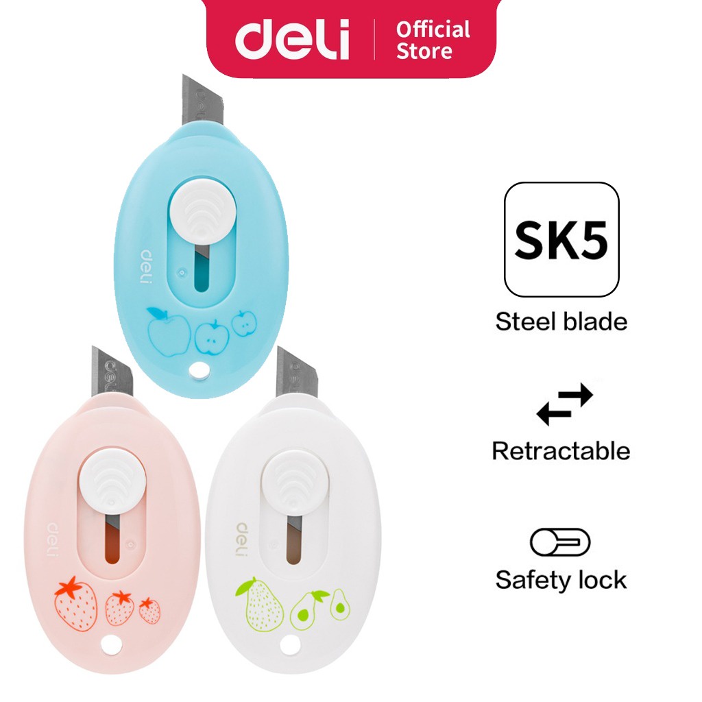 Deli Cutter 2050F Mini Paper Cutter SK5 Steel Blade Portable (59×37× ...