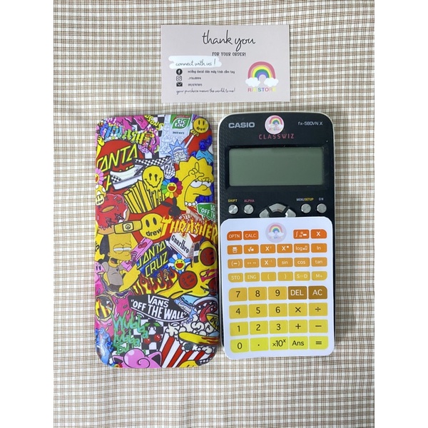 Casio 570, 580 computer stickers are printed on demand | Shopee Singapore