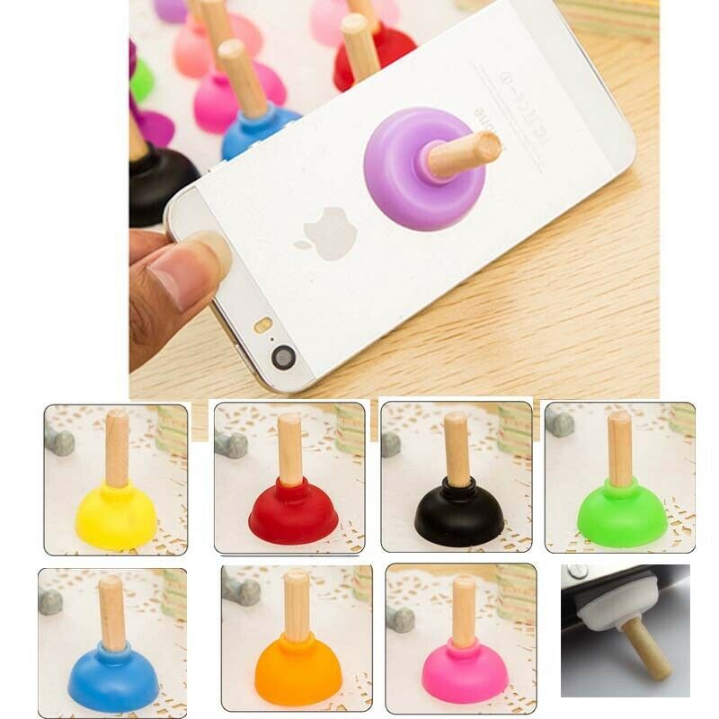 2X Sucker Stand For Cell Phone PSP Mini Plunger Holder Bracket Lovely ...