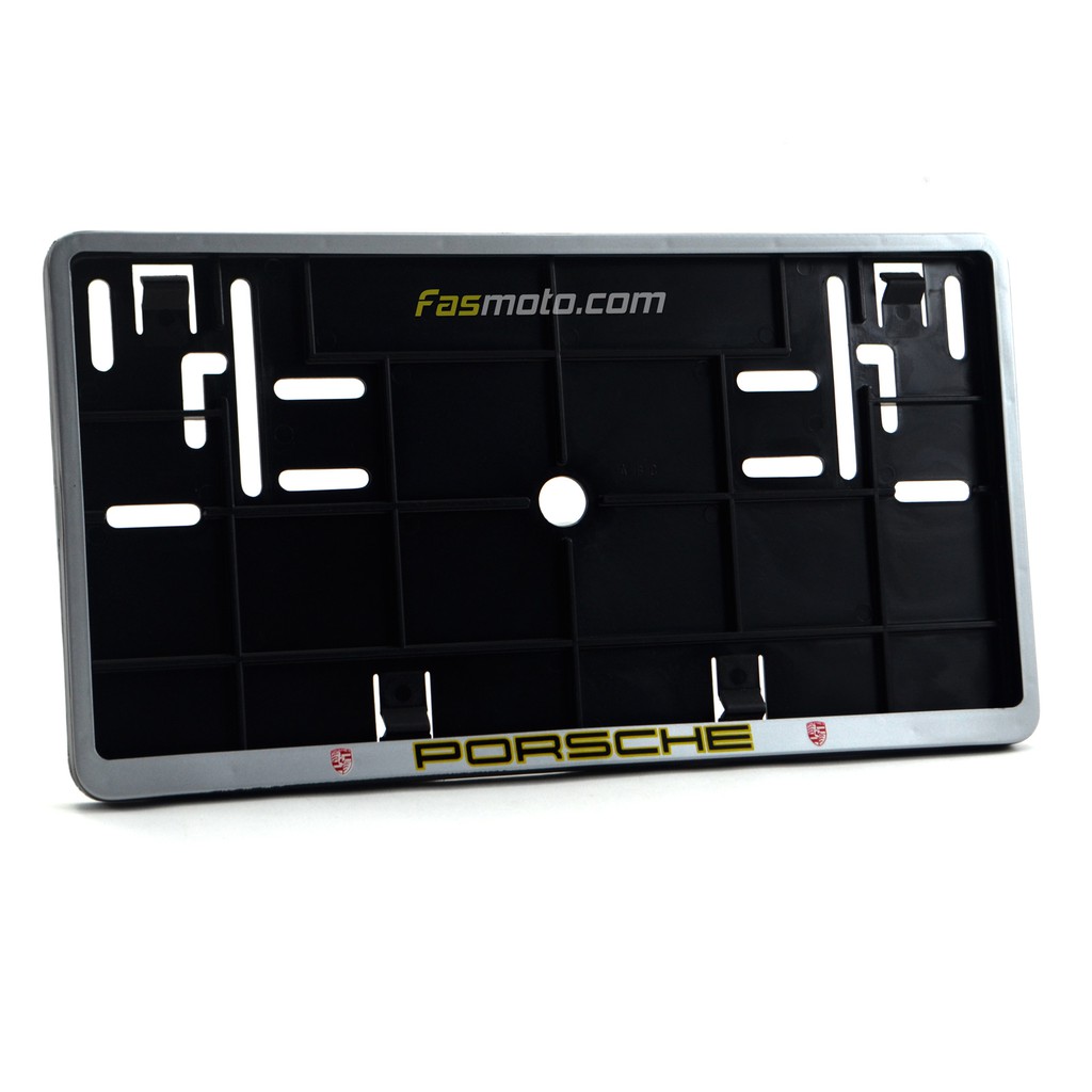 Porsche Double Row 335mm Vehicle Registration License Plate Frame ...