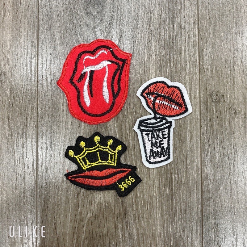 Sticker, logo of lip and mouth models | Shopee Singapore