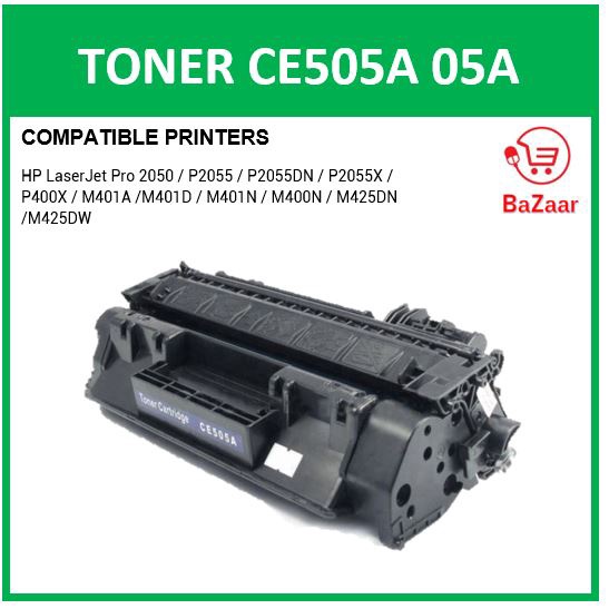 Compatible HP Toner 05A CE505A High Quality Black Color Cartridge ...