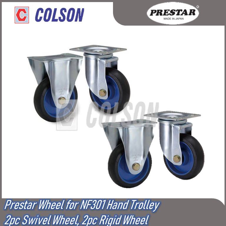 COLSON PRESTAR Wheel for NF301 Hand Push Trolley / Hand Truck Swivel ...