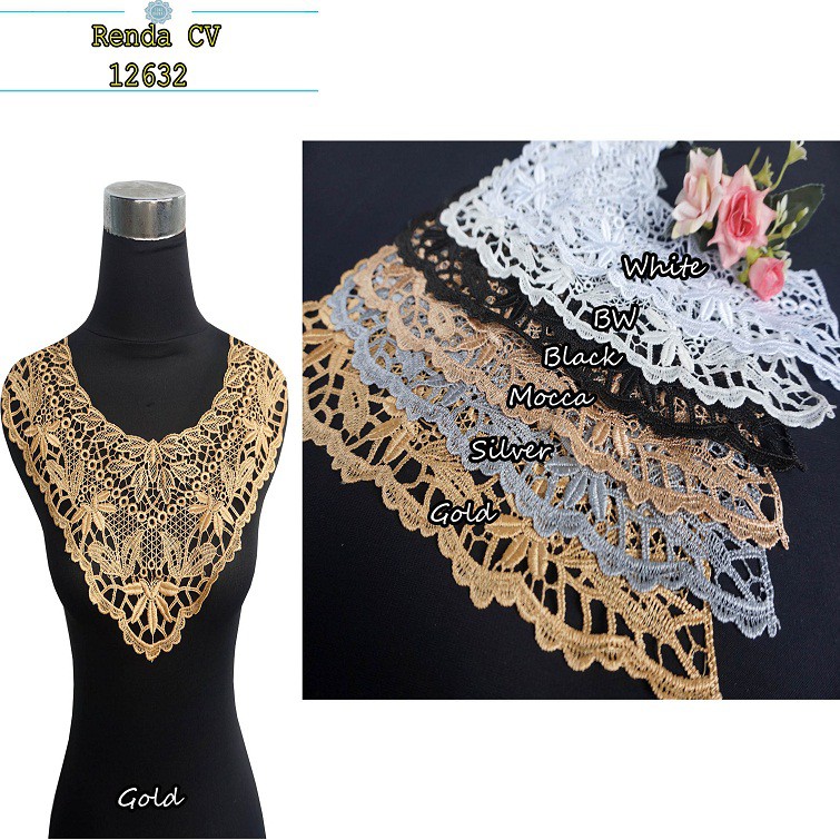 Giper Embroidered Lace Fabric - CV 12632 (Perpiece) | Shopee Singapore