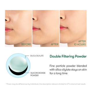 [VTCOSMETICS] [Bundle of 3] CICA No Sebum Mild Powder 5g / No Sebum Moisture Powder / No Sebum ...