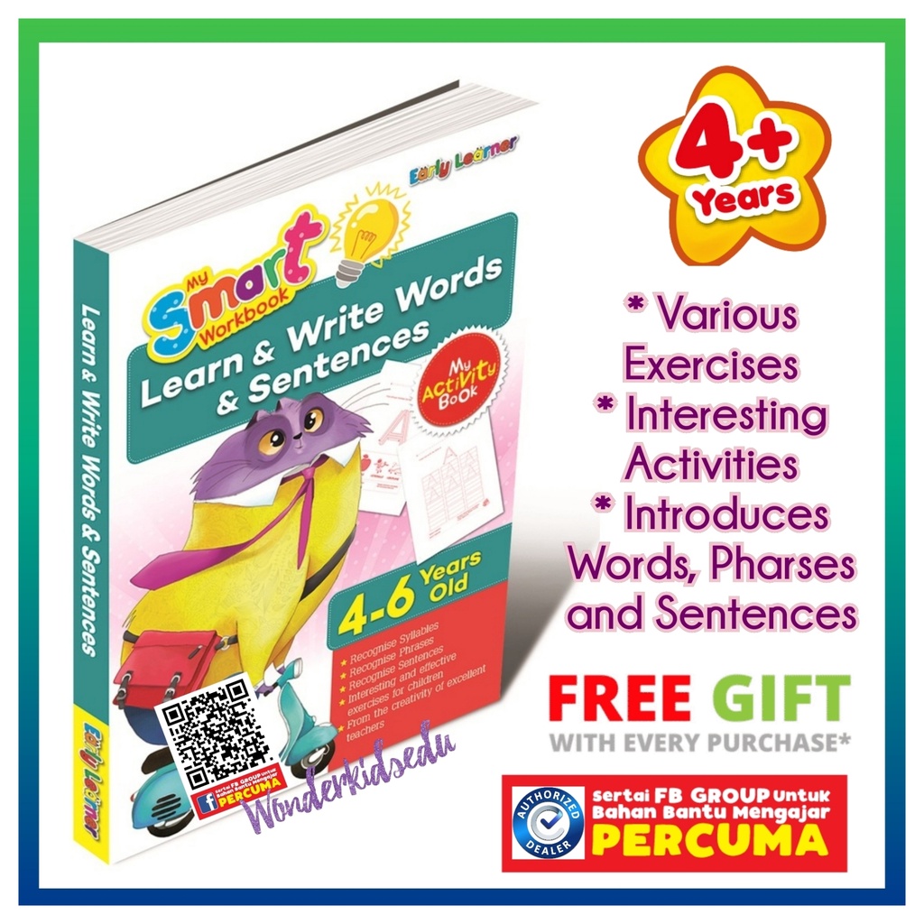 My Smart Work Book Learn Write Words and Sentences | Activity Book ...