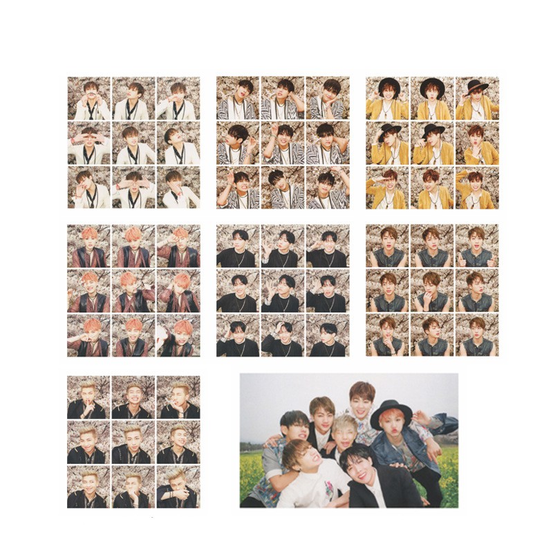 BPNU BTS ttd singnature photocard member lomo card polaroid mood for ...