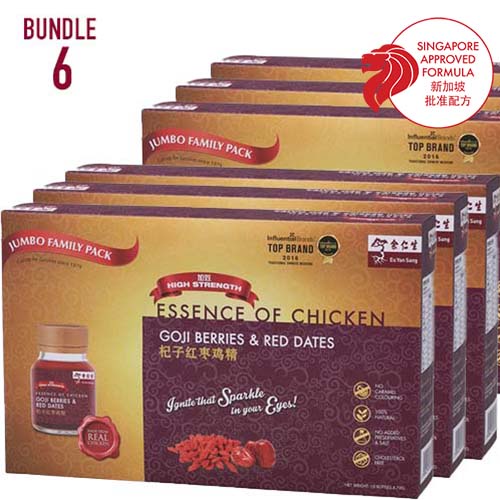Eu Yan Sang [Bundle of 6] Jumbo Family Pack - Essence Of Chicken With ...