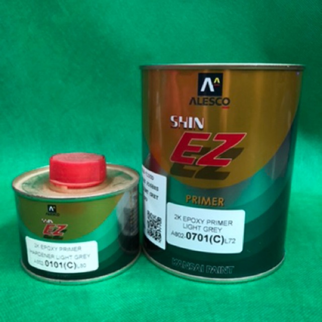 Epoxy Primer A802-0701 -1 set (1Lt primer with 250ml hardener) | Shopee ...