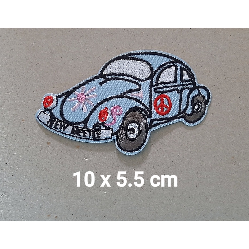 CAR Iron On Patch Volkswagen Herbie Beetle Love Bug Children Cartoon ...
